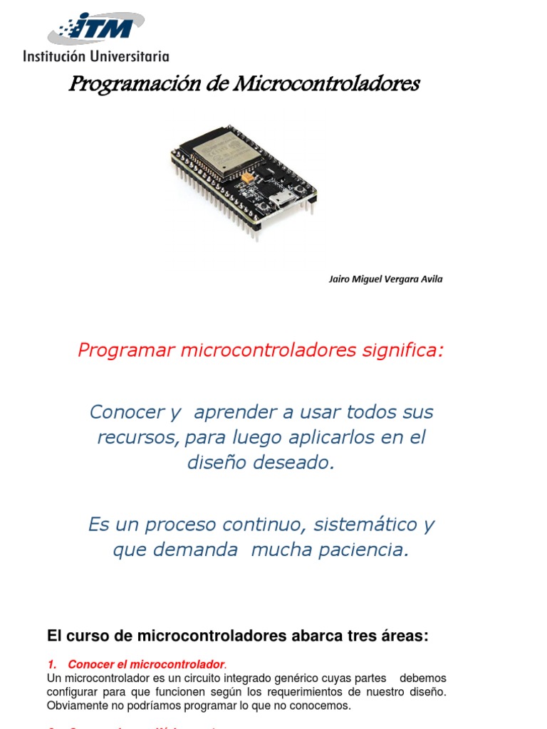 Microcontroladores | PDF | Microcontrolador | Sistema Integrado