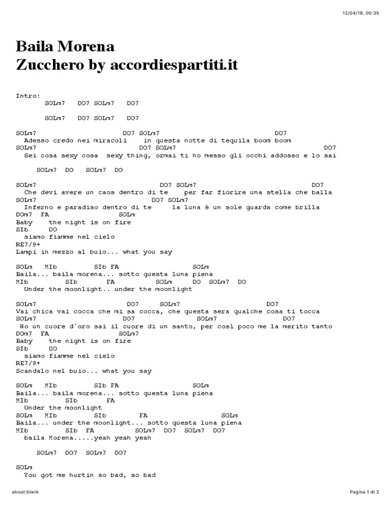 Baila Morena Testo e Accordi.pdf