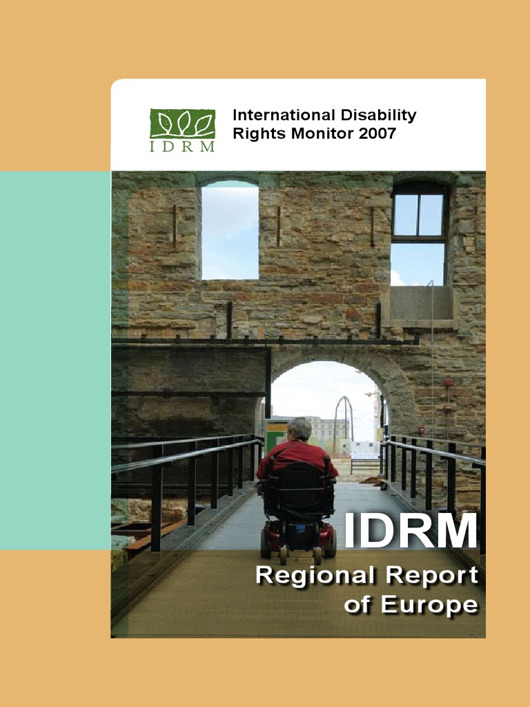 IDRM Europe 2007 PDF | PDF | Disability | European Union