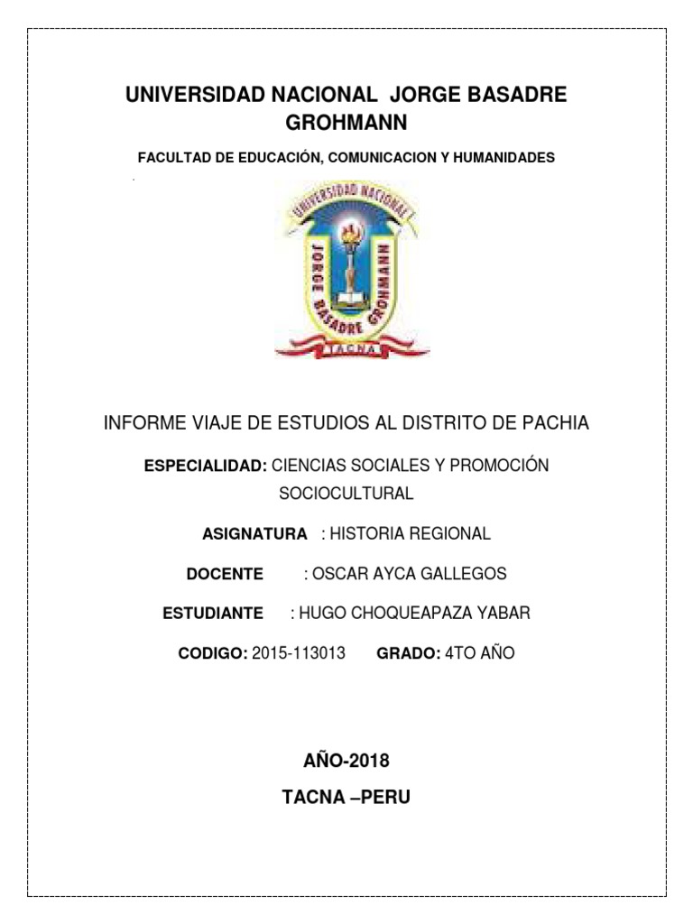 Informe de Historia | PDF