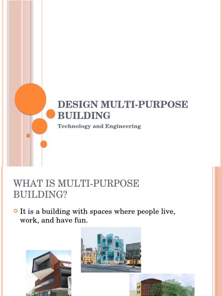 Design Multi Purpose Building: Technology and Engineering | PDF ...