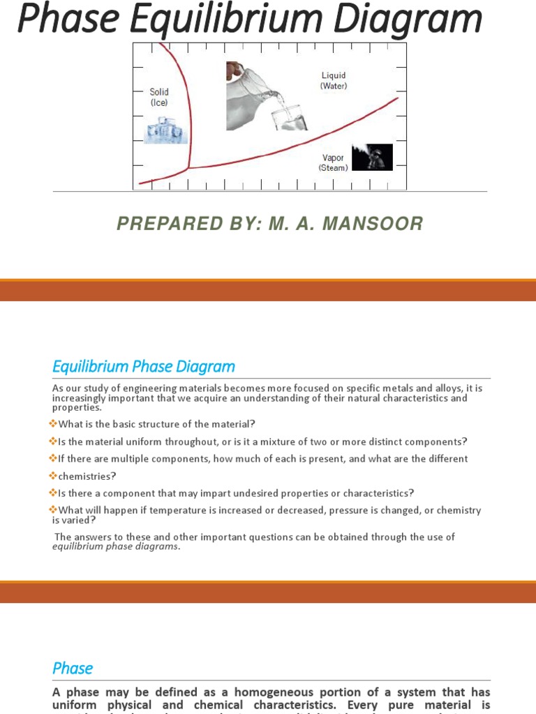 Lecture No. 5 Phase Diagram | PDF | Phase (Matter) | Phase Diagram