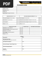 PPE Issue Form PDF | PDF