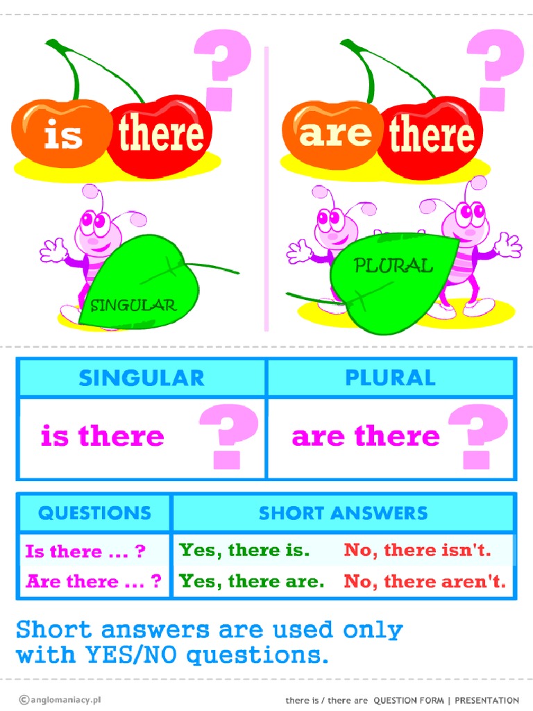 Verbs There Question - Form PDF | PDF