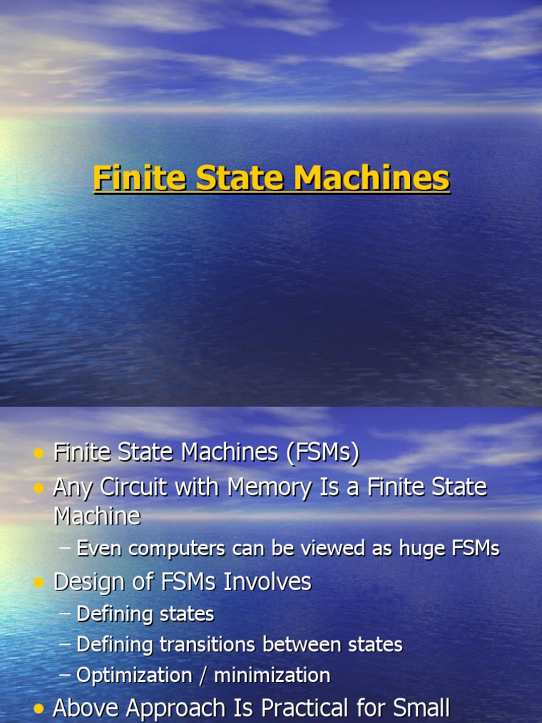 Finite State Machines - 2 | PDF | Computing | Computer Engineering