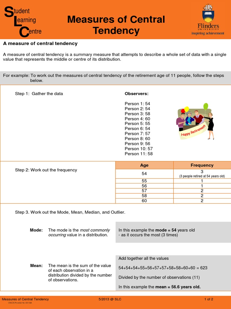 Understanding Measures of Central Tendency | PDF | Mean | Mode (Statistics)