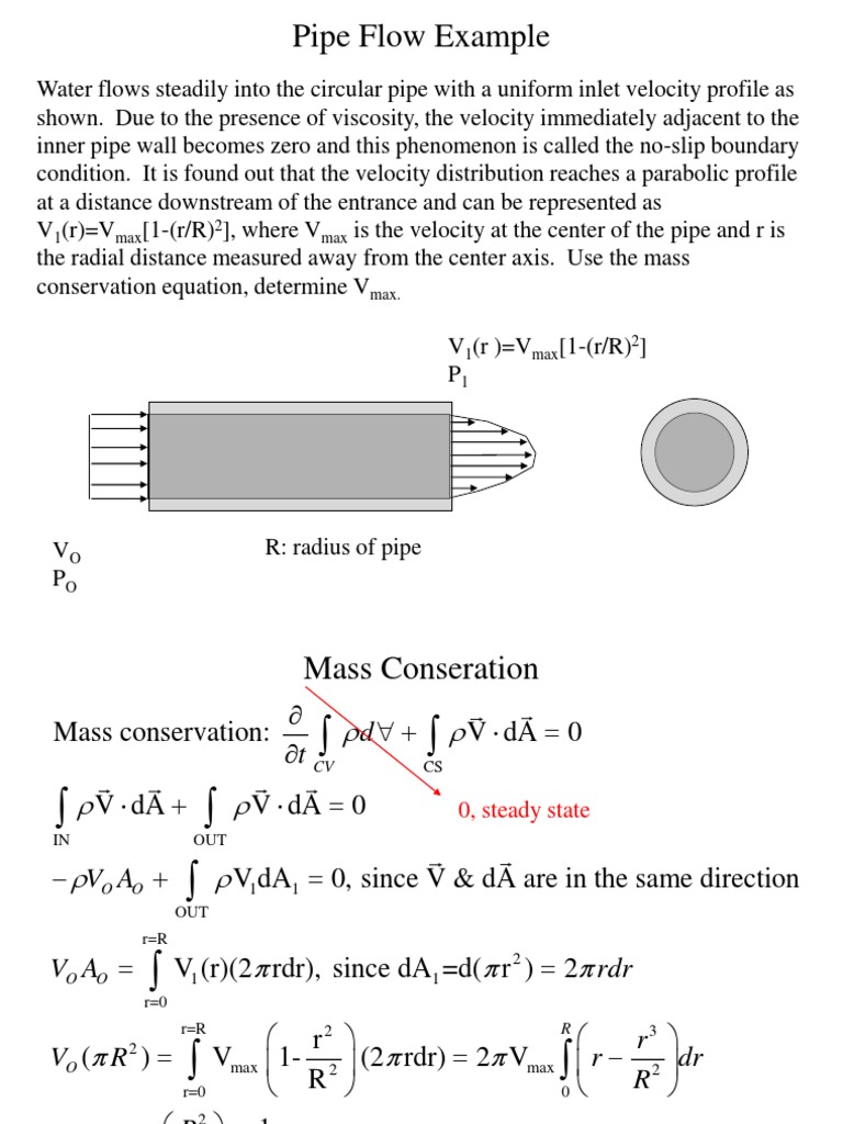 Pipe Flow Example | PDF | Fluid Dynamics | Liquids