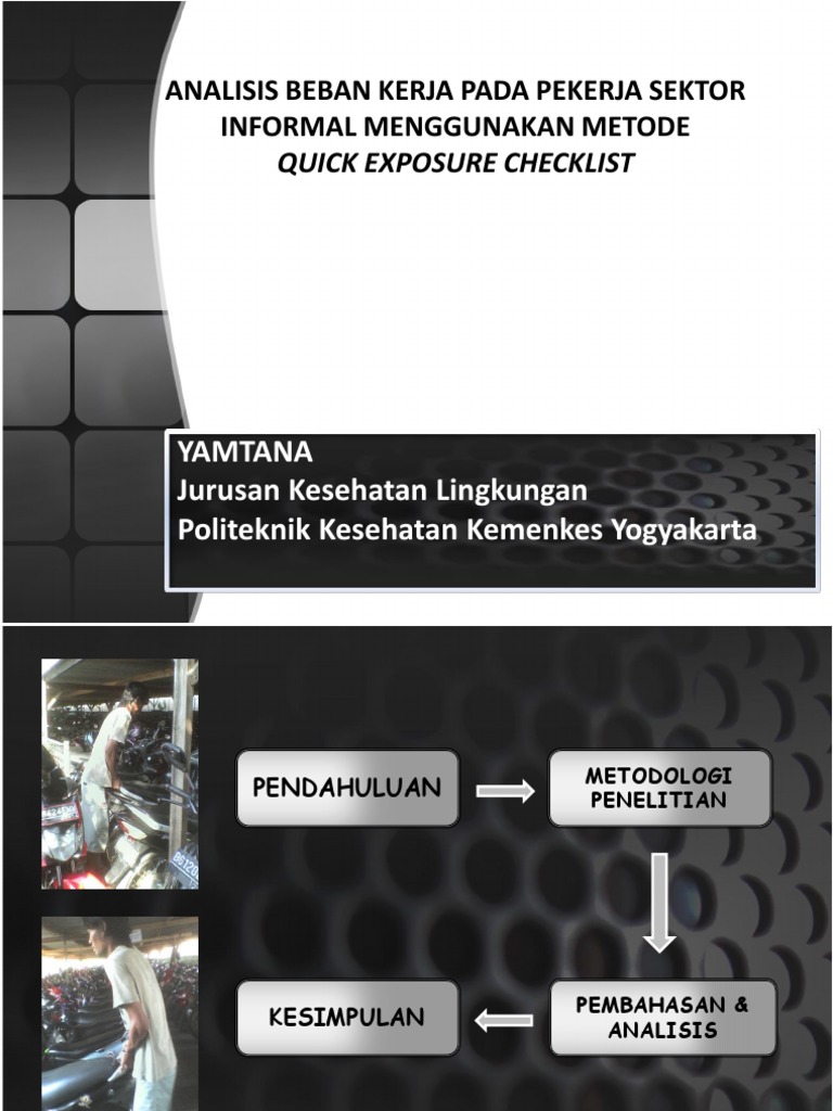 Analisis Beban Kerja Quick Exposure Checklist | PDF