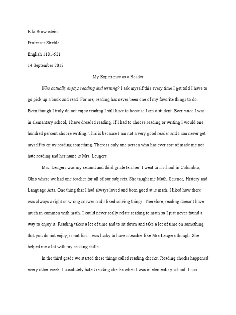 Reading Experience | PDF