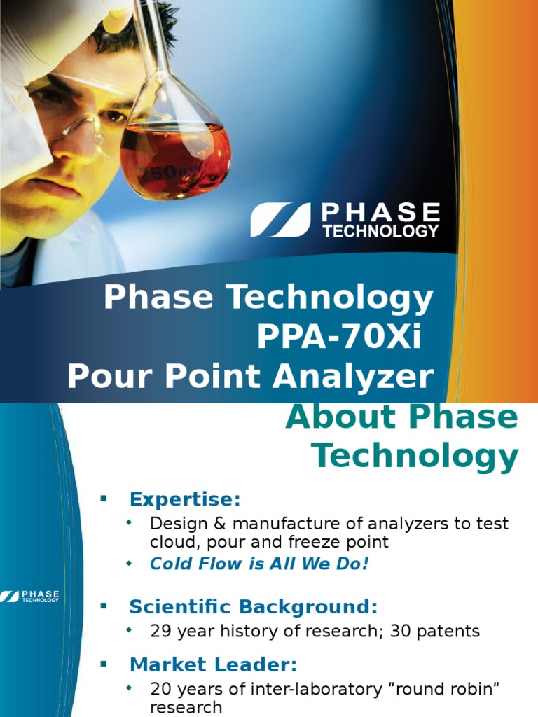 Phase Technology PPA-70Xi Pour Point Analyzer | PDF | Computing | Computing And Information ...