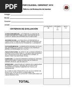 Formato de Evaluación Concurso de Canto | PDF