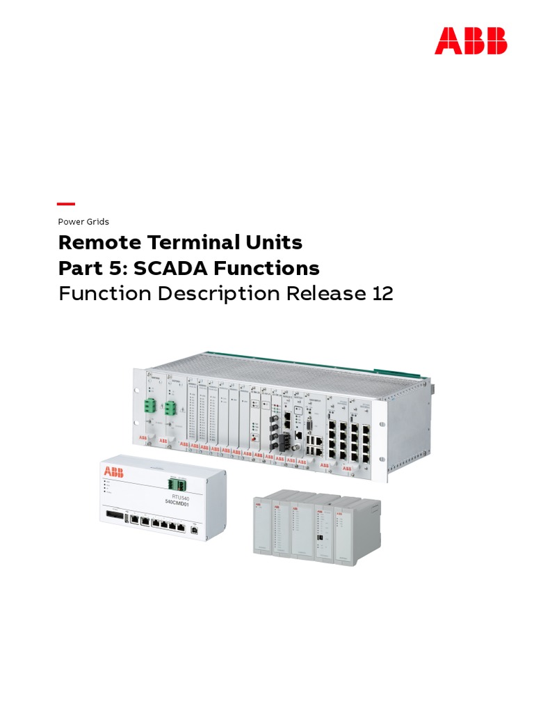 Part5 SCADA Functions Release 12 en PDF | PDF | Parameter (Computer Programming) | Frequency
