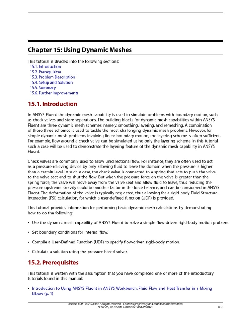 Lab Dynamic Meshing PDF | PDF | Fluid Dynamics | Valve