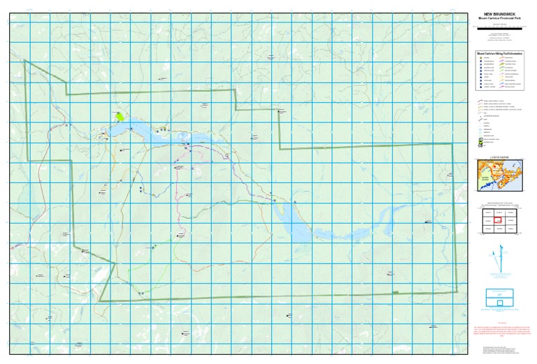 Mount Carleton Provincial Park 1 25000 PDF | PDF