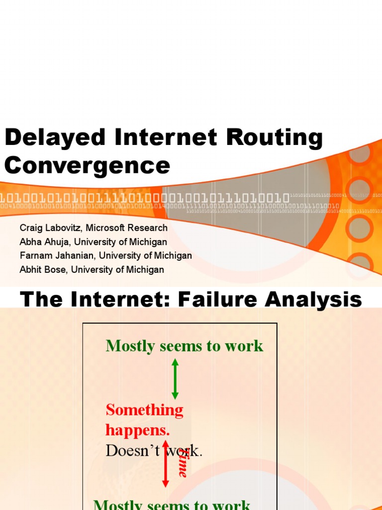 Bgp Convergence Pdf Routing Router Computing