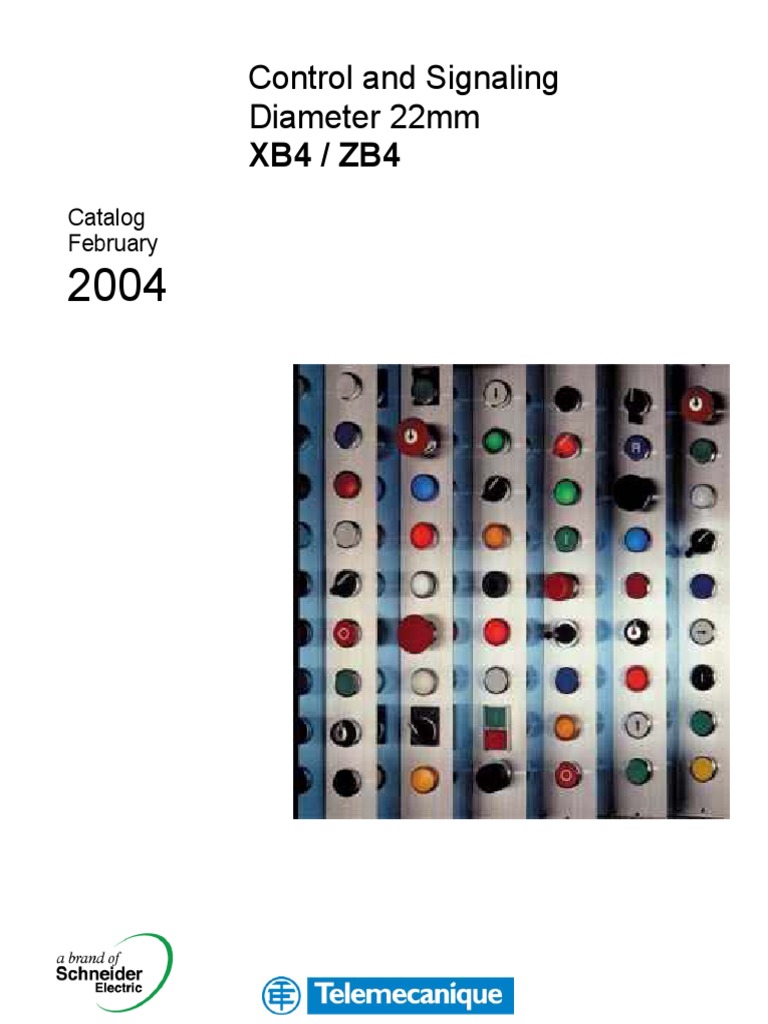 XB4 / ZB4: Control and Signaling Diameter 22mm | PDF | Fuse (Electrical ...