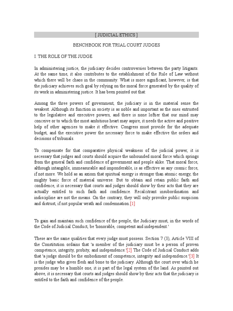 Judicial Ethics | PDF | Judge | Judiciaries