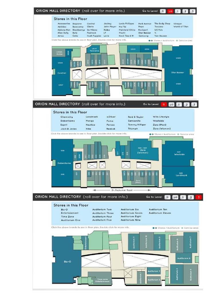 Orion Mall Bangalore Map Orion Mall Bangalore I Post Lockdown Orion