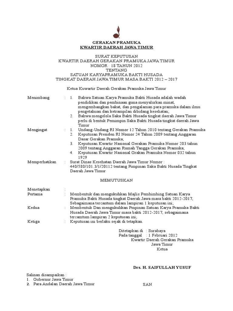 SK UKK Dan SBK | PDF