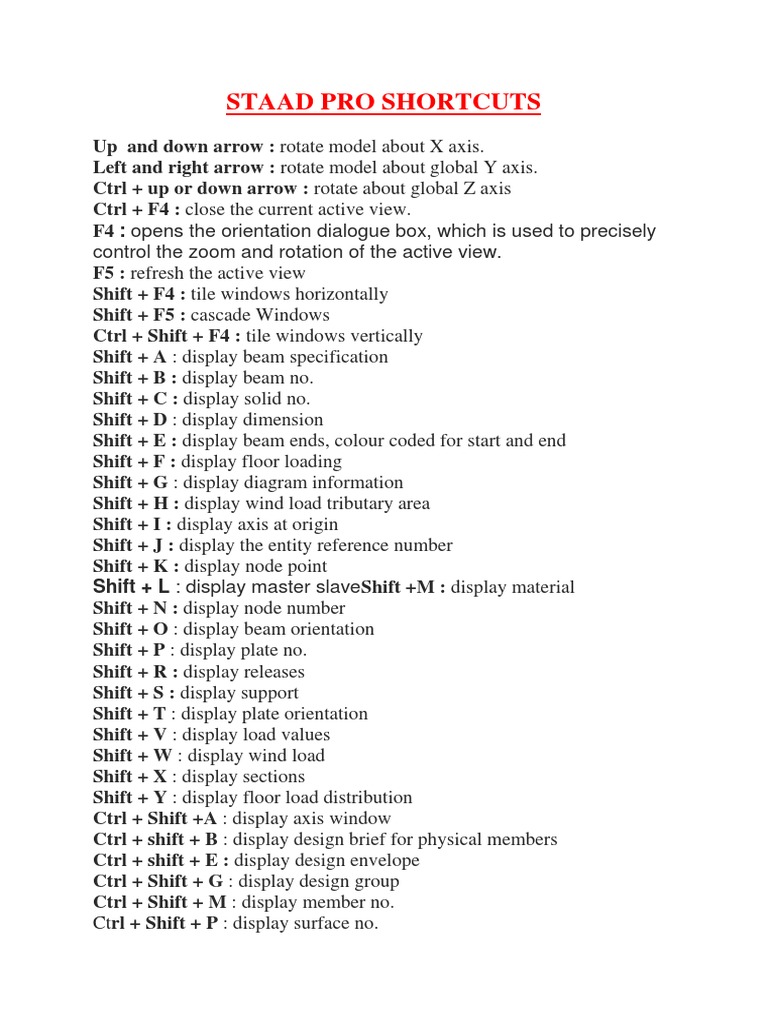 Staad Pro | PDF