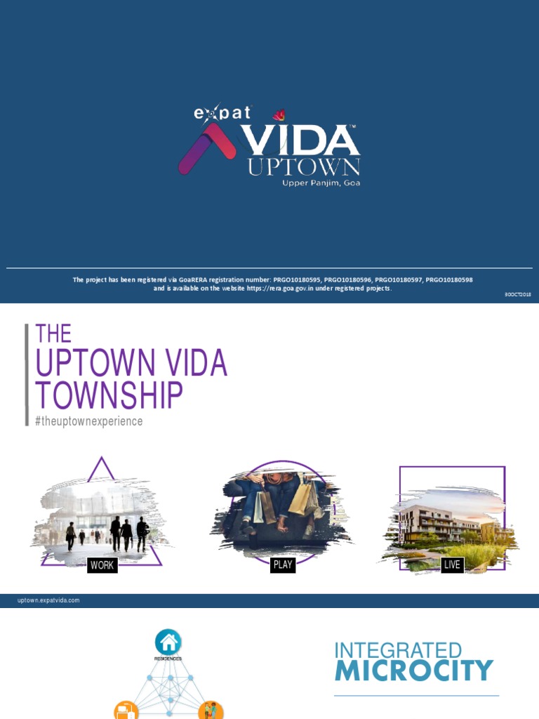Expat Vida Uptown: Goa's Integrated Township | PDF | Taxes | Payments