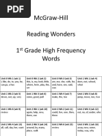 Wonders 2023 Grade K Scope and Sequence | PDF | Phonics | Word
