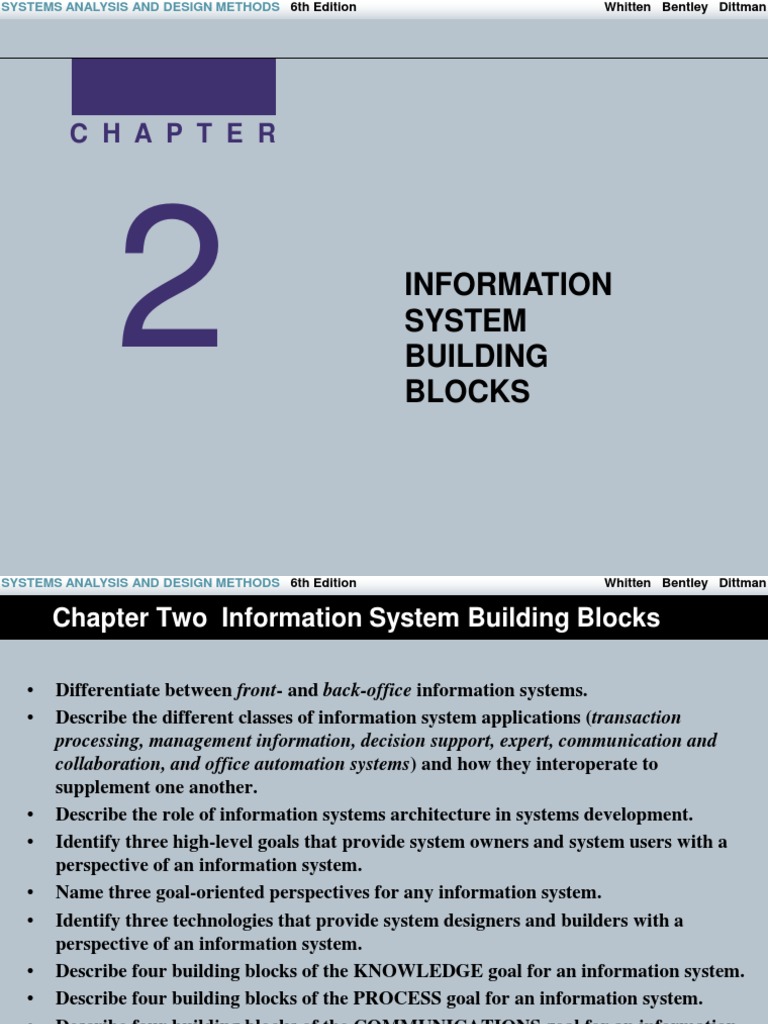 System Analysis & Design Chapter - 2 | PDF | Information System ...