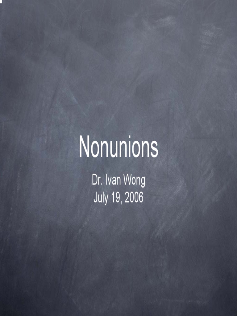 Nonunions: Dr. Ivan Wong July 19, 2006 | PDF | Bone | Skeletal System