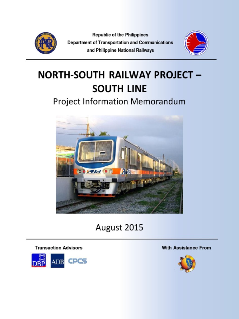 North-South Railway Project Overview | PDF | Train | Metro Manila