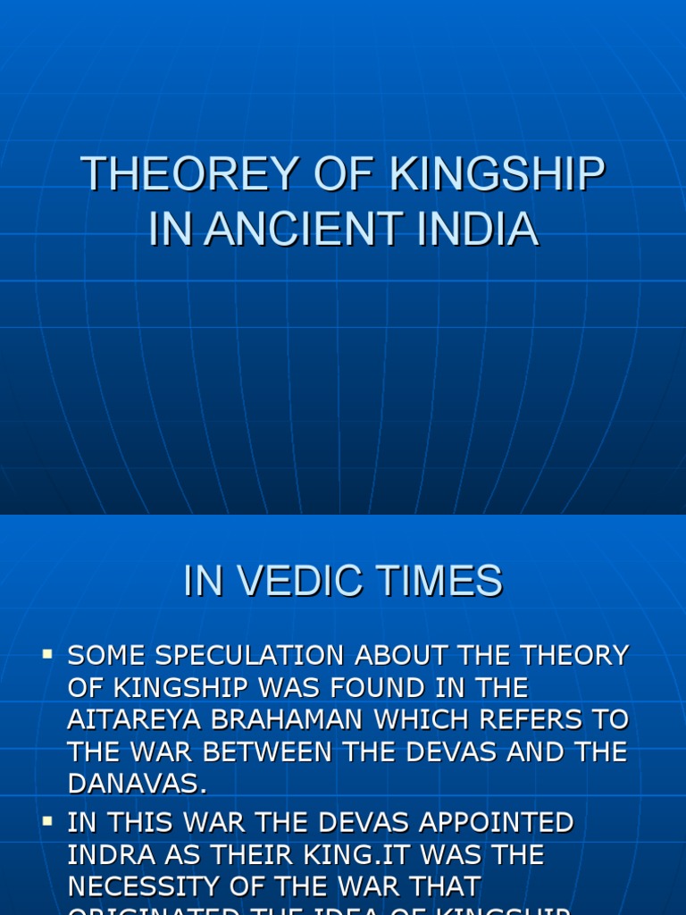 Theorey of Kingship in Ancient and Medieval India | PDF | Monarchy | Ulama