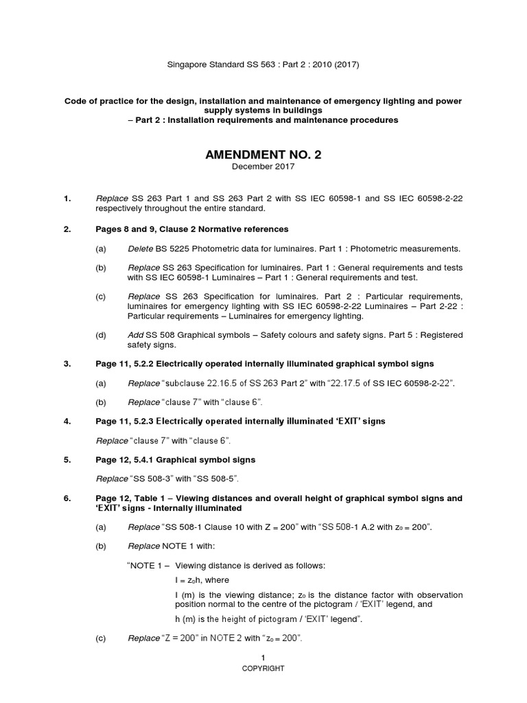 SS 563-2-2010 - Amd2 | PDF | International Electrotechnical Commission ...