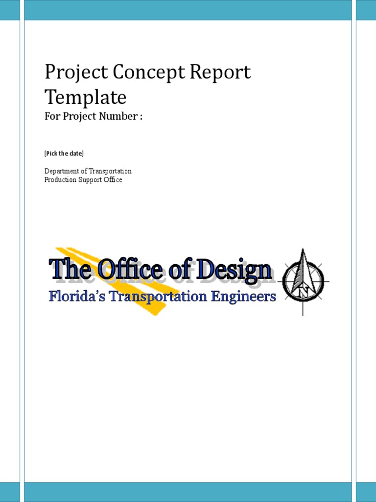 Project Concept Report Template | PDF | Sidewalk | Traffic