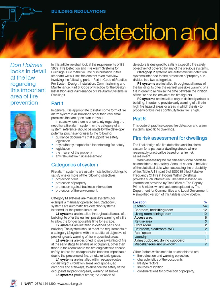 CP 3 07 P 6-7 Fire Alarm Systems | PDF | Fire Safety | Prevention