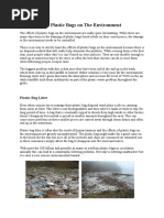 Say No To Plastic Bags PDF | PDF