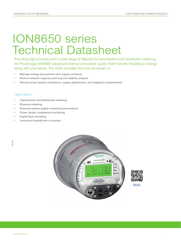 Ion 8650 | PDF | Power Supply | Alternating Current