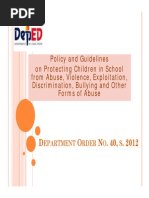 DepEd Child Protection Policy Booklet | PDF | Child Protection ...