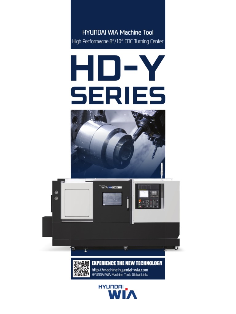 Hyundai Wia Y Axis Turnmill HD Series | PDF | Machining | Numerical Control