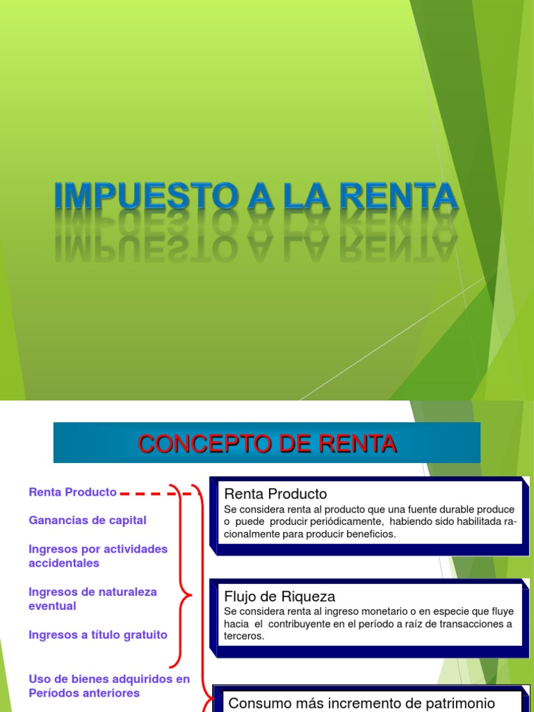 Impuesto A La Renta-Perú | Descargar gratis PDF | Propiedad de la ...