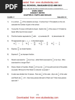 Class 5 Unitary Method Worksheet | PDF
