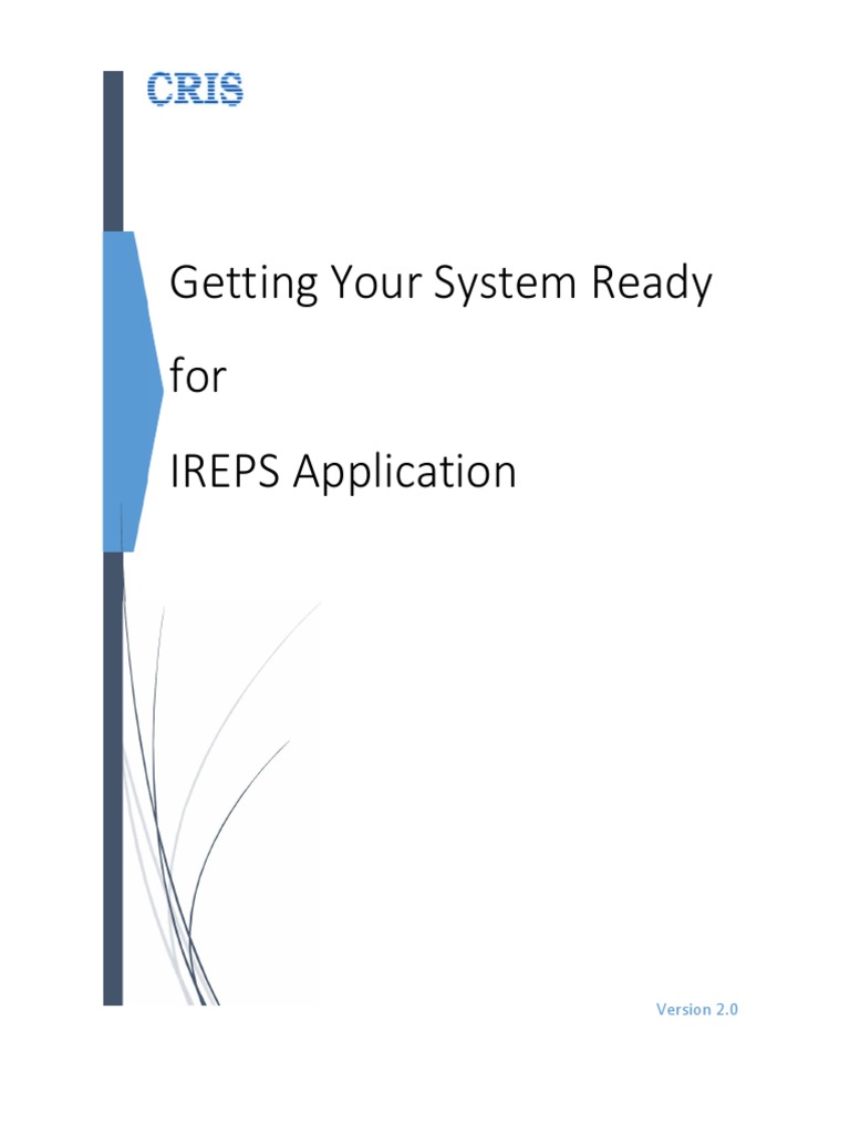 Getting Your System Ready for IREPS Application Version 2.0 | Internet ...