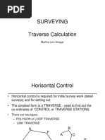 Closed-Compass Traverse | PDF | Compass | Surveying