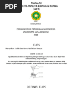 Pengertian Elips Beserta Rumus Dan Contoh Soalnya | PDF