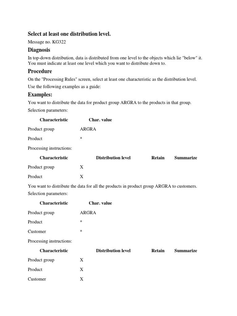Top Down Distribution | PDF