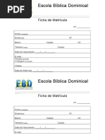 Caderneta Da Ebd 1° Trimestre 2024 | PDF