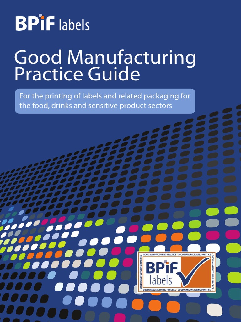 Good Manufacturing Practice Guide for Printing Labels | PDF ...