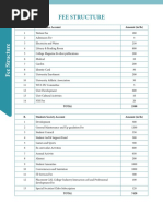 Fee Structure - Atma Ram Sanatan Dharma College | PDF | Fee