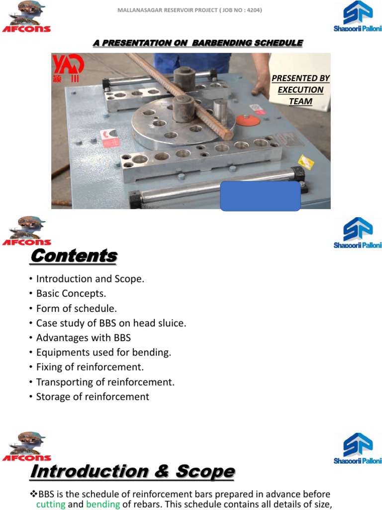 Bar Bending Schedule | PDF | Stress (Mechanics) | Engineering