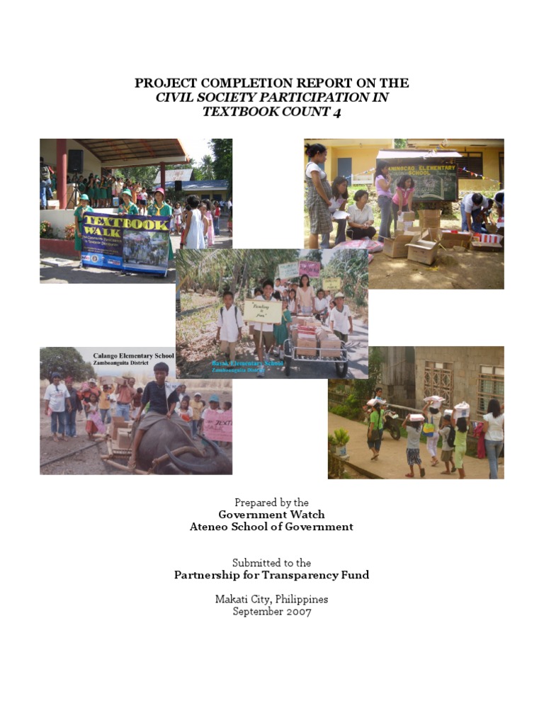 Project Completion Report | PDF | Textbook | Governance