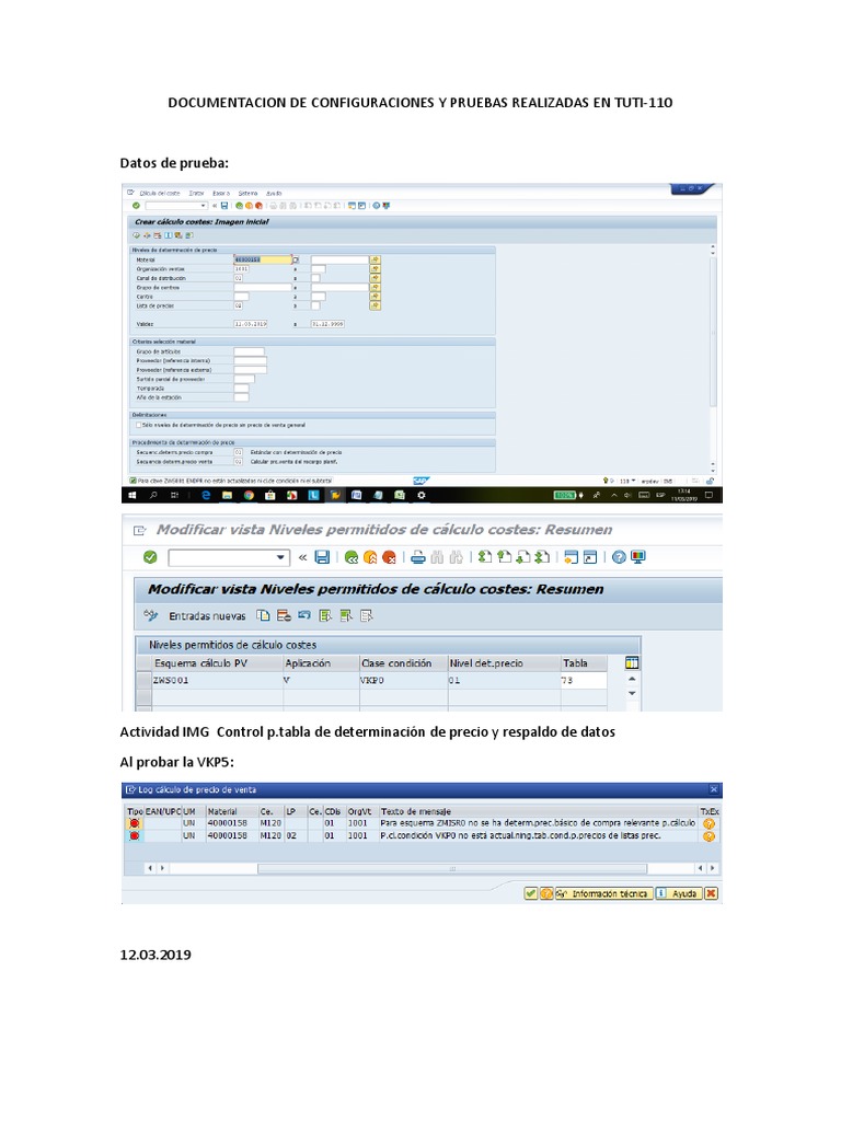 Configuracion SAP SPRO | PDF | Point and Click | Áreas de informática