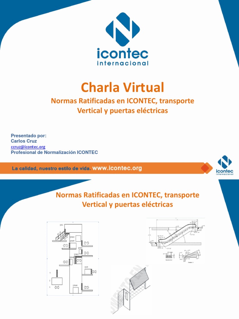 NTC 5926-1, 2, y 3, Revisión Técnico-Mecánica para Sistemas de PDF | PDF | Ascensor | Ingeniería